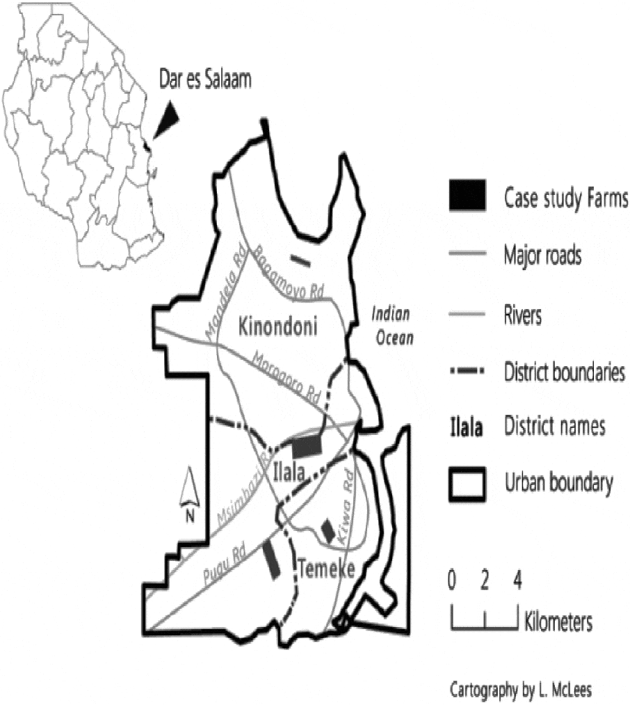 Access to land for urban farming in Dar es Salaam, Tanzania: histories ...