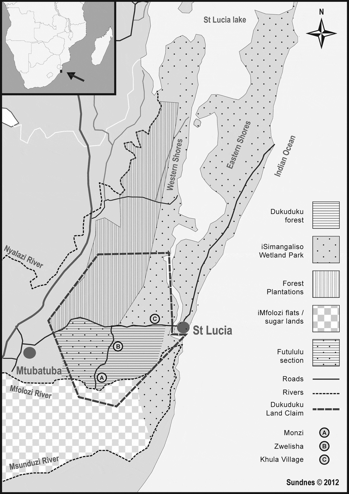 The nature of the land: the Dukuduku forest and the Mfolozi flats ...