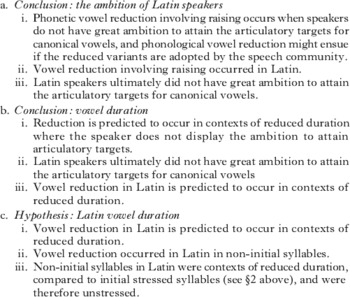Reconstructing phonological change: duration and syllable structure in ...