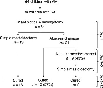 Mastoid subperiosteal abscess in children: drainage or mastoidectomy ...