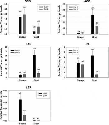 Sheep and goats differences in CLA and fatty acids milk fat content in ...