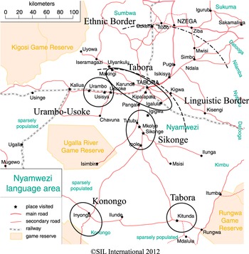 The Major Dialects of Nyamwezi and Their Relationship to Sukuma: A Time ...