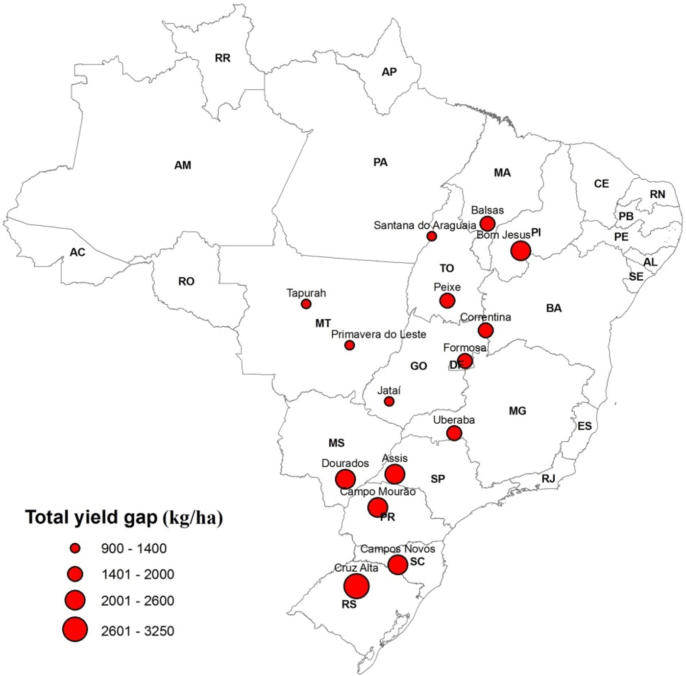 The soybean yield gap in Brazil – magnitude, causes and possible ...
