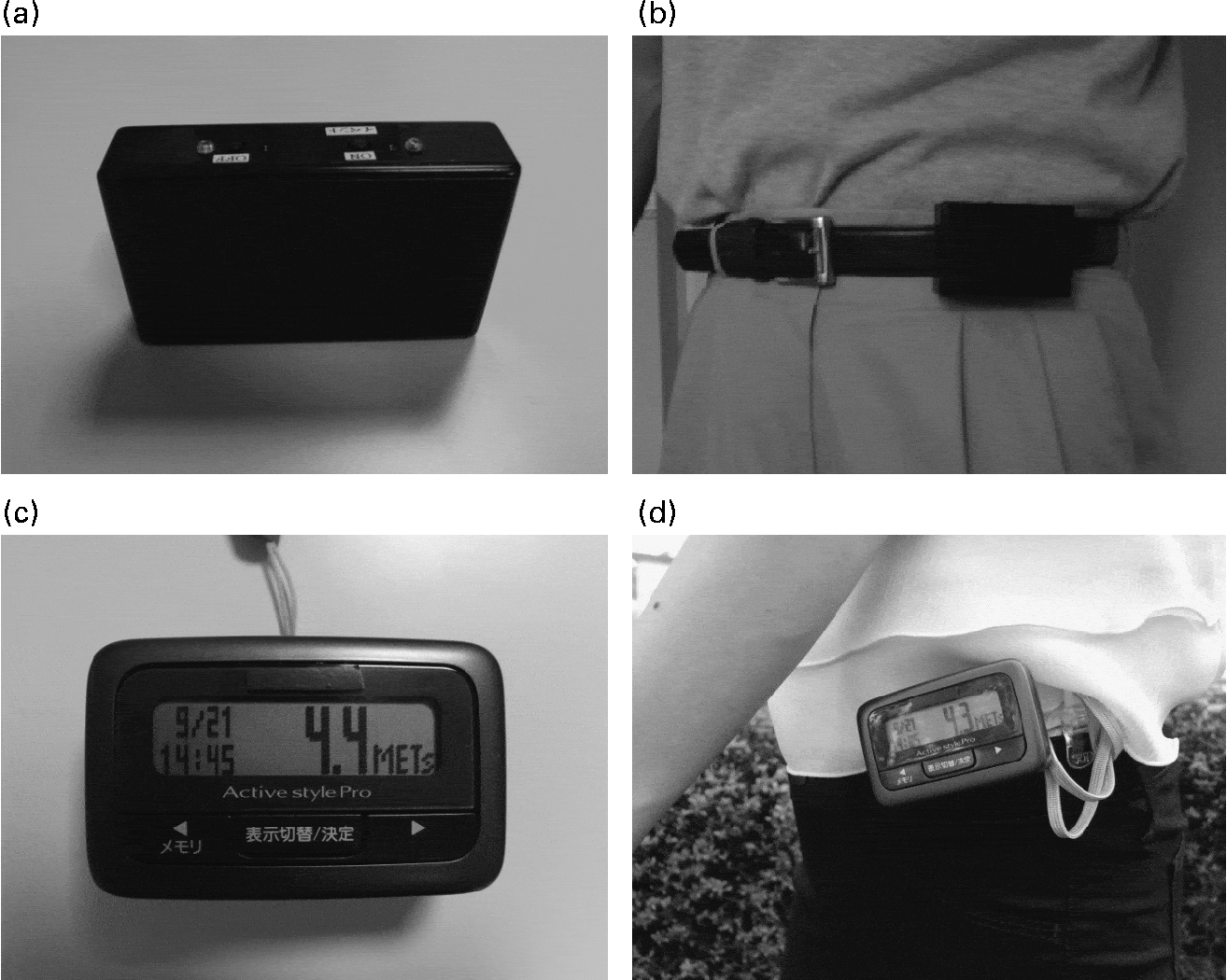 Real-time estimation of daily physical activity intensity by a triaxial ...