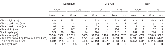 The piglet as a model for studying dietary components in infant diets ...