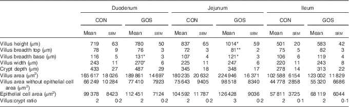 The piglet as a model for studying dietary components in infant diets ...