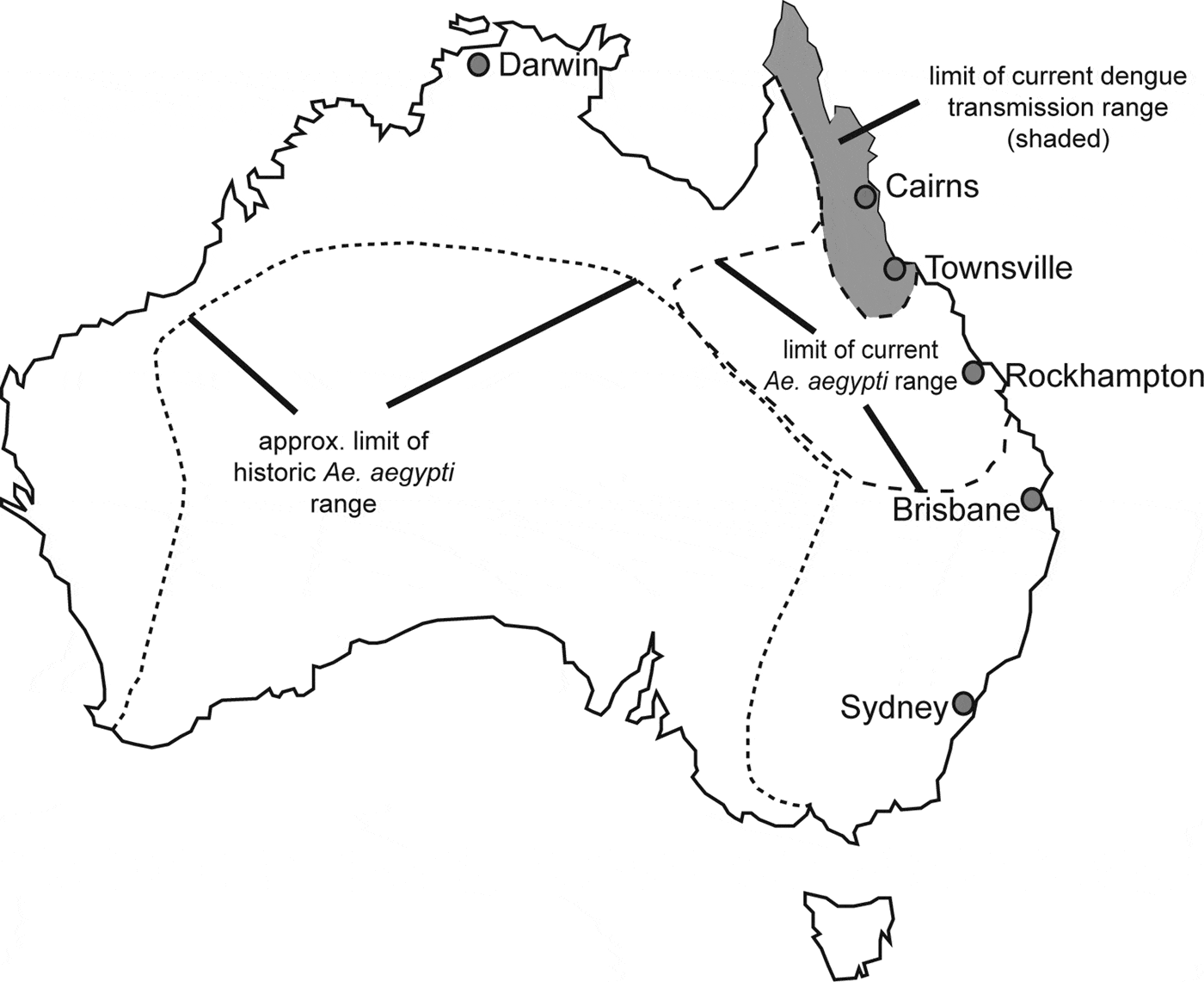 Projections of increased and decreased dengue incidence under climate ...