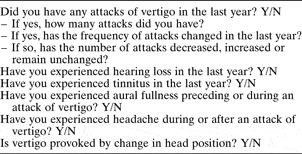 Recurrent vestibulopathy: natural course and prognostic factors | The ...