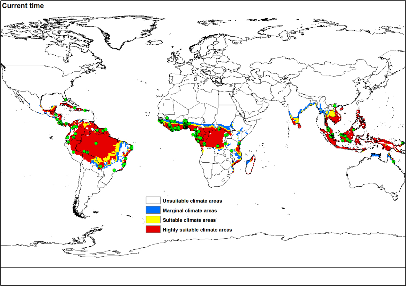 World climate suitability projections to 2050 and 2100 for growing oil ...