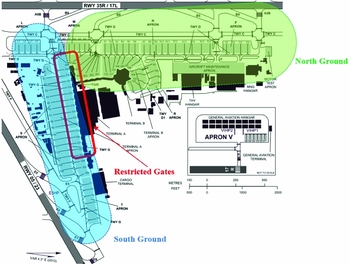 Analysis of aircraft ground traffic flow and gate utilisation using a ...