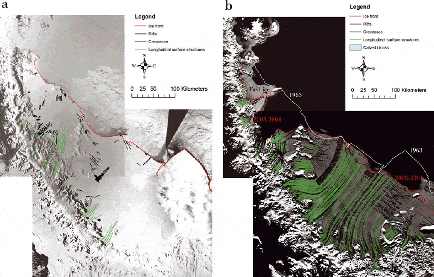 Surface structure and stability of the Larsen C ice shelf, Antarctic ...