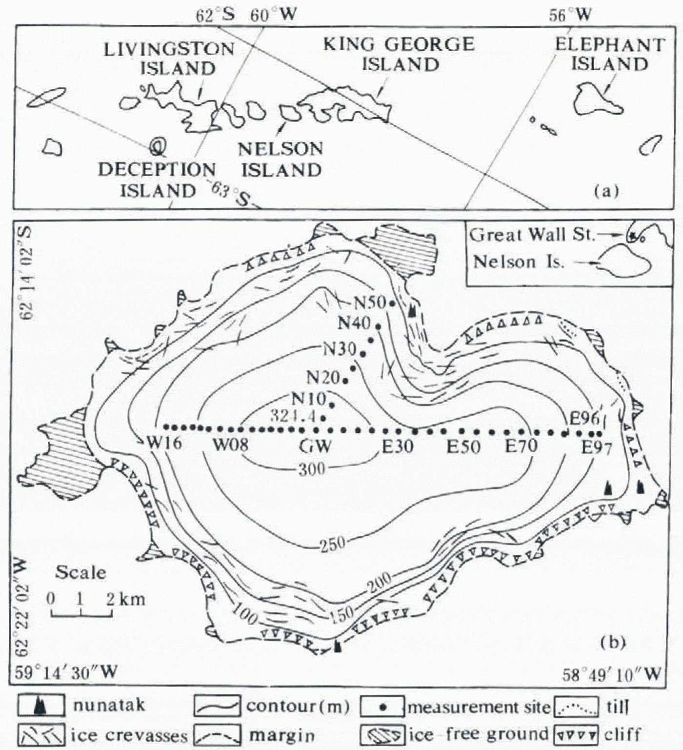 Glaciological studies on Nelson Island, South Shetland Islands ...
