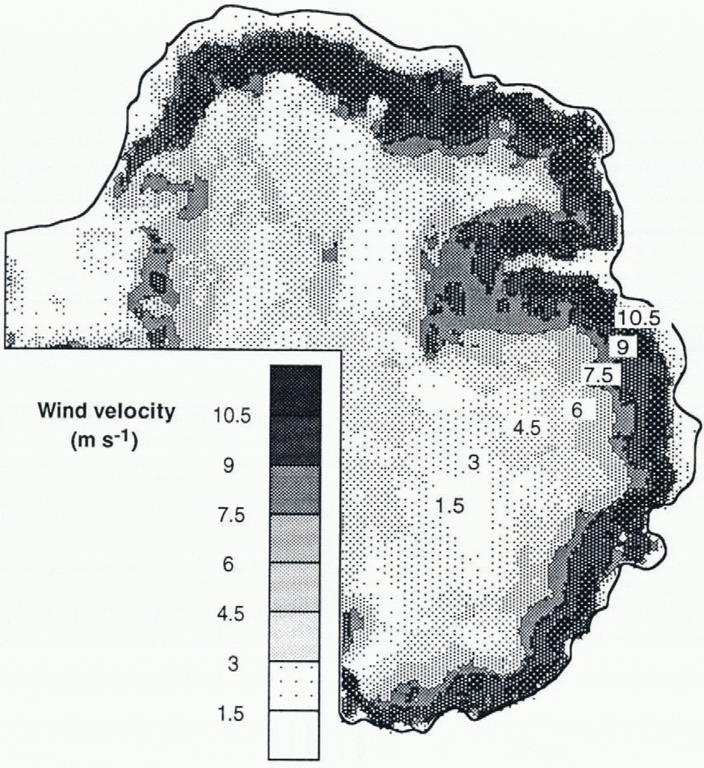 The interaction of katabatic winds and the formation of blue-ice areas ...