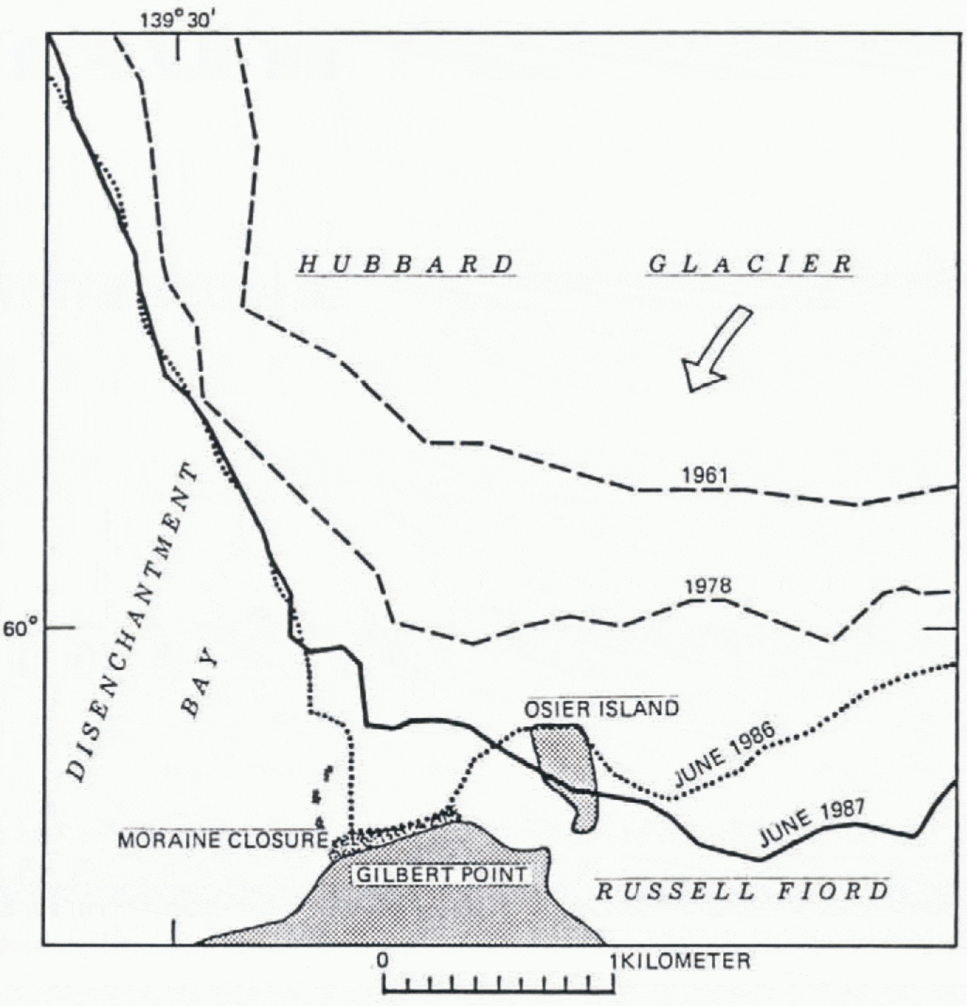 Advance of Hubbard Glacier and 1986 Outburst of Russell Fiord, Alaska ...