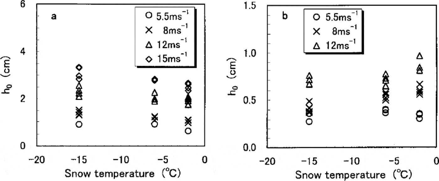Saltation-layer structure of drifting snow observed in wind tunnel ...