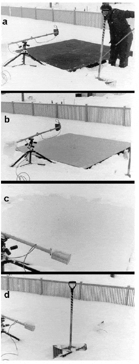 Light reflection and transmission by a temperate snow cover | Journal ...