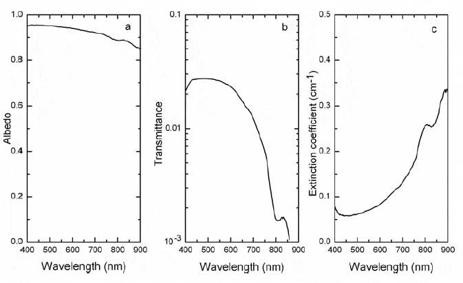Light reflection and transmission by a temperate snow cover | Journal ...