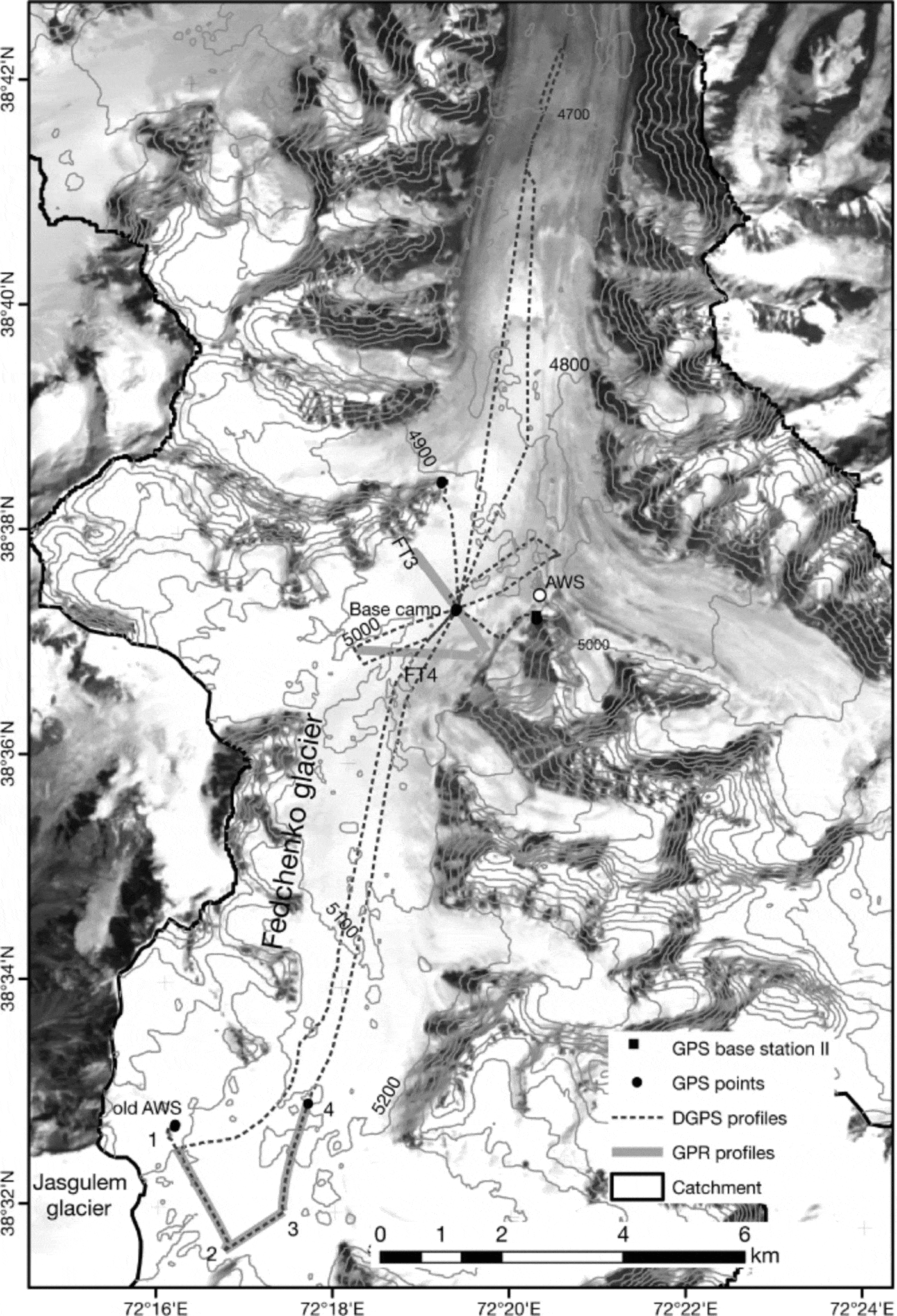 The evolution of Fedchenko glacier in the Pamir, Tajikistan, during the ...