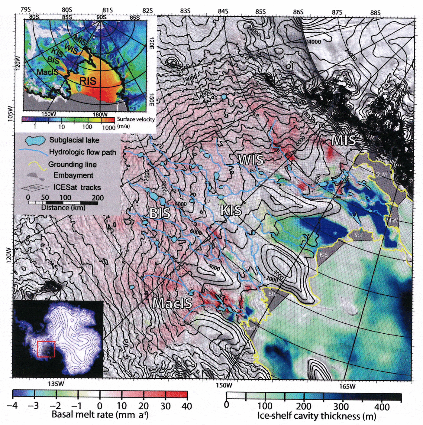 The supply of subglacial meltwater to the grounding line of the Siple ...