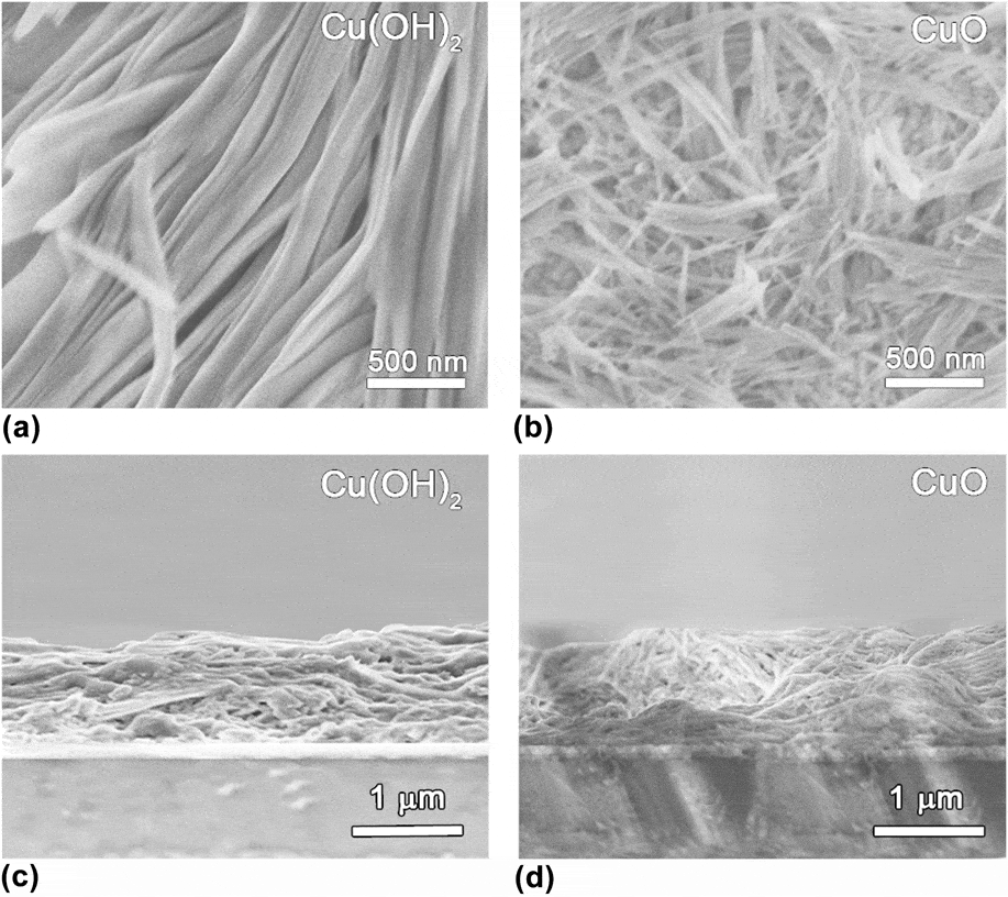 Preparation of nanostructured Cu(OH)2 and CuO electrocatalysts for ...