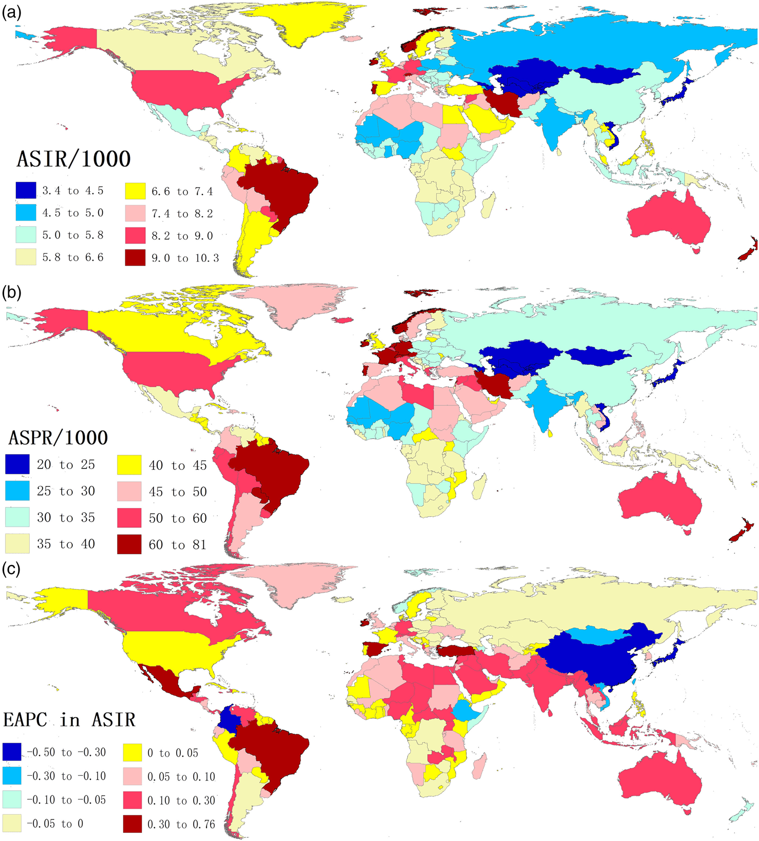 Global, regional and national burden of anxiety disorders from 1990 to ...