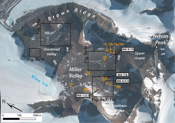 Ice-free valleys in the Neptune Range of the Pensacola Mountains ...