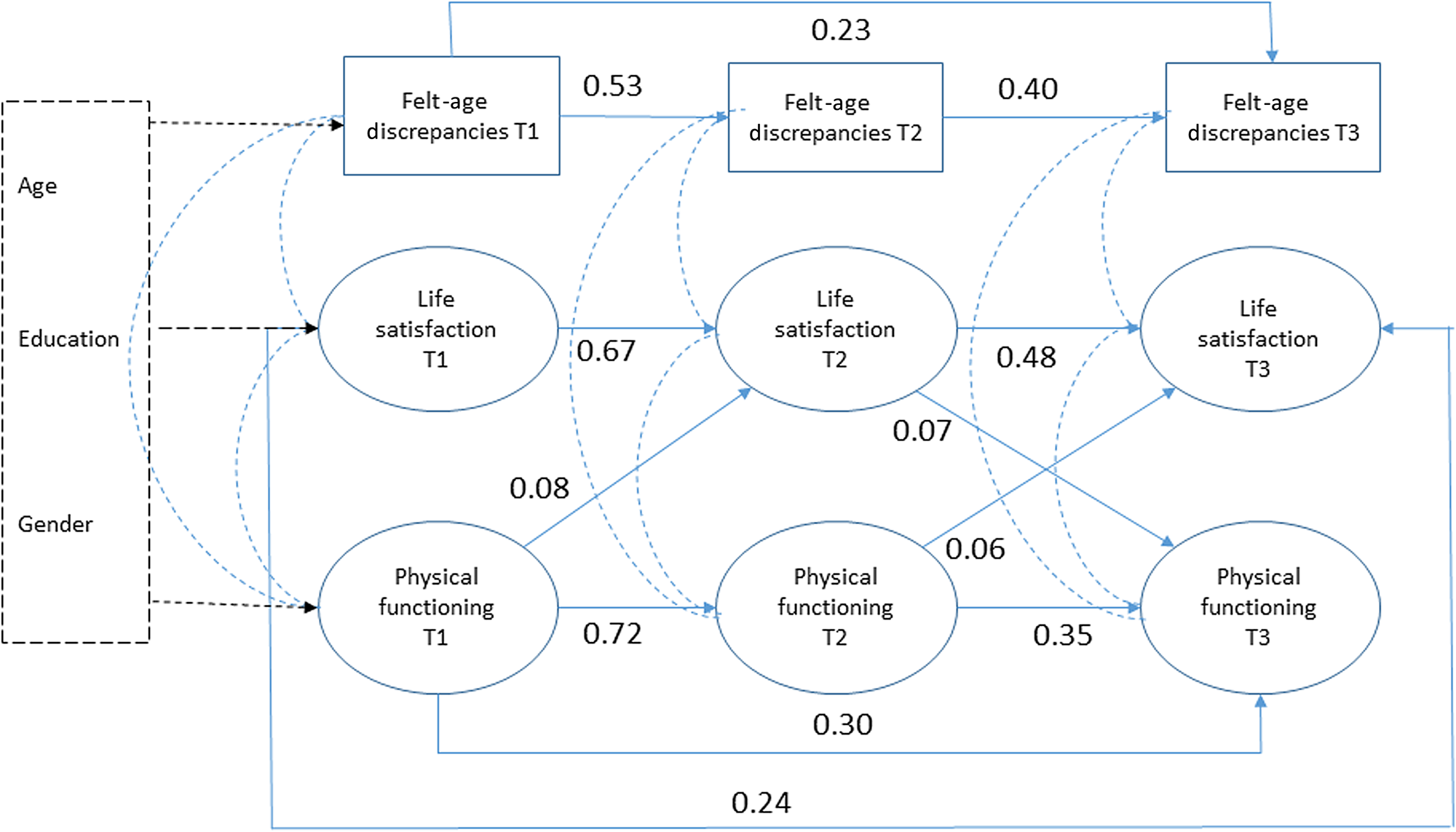 The role of subjective age in sustaining wellbeing and health in the ...