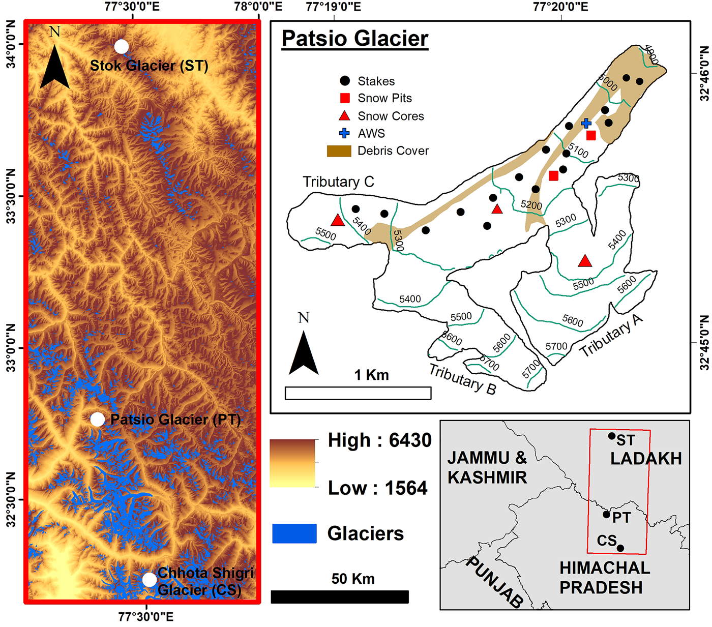 Annual and seasonal glaciological mass balance of Patsio Glacier ...