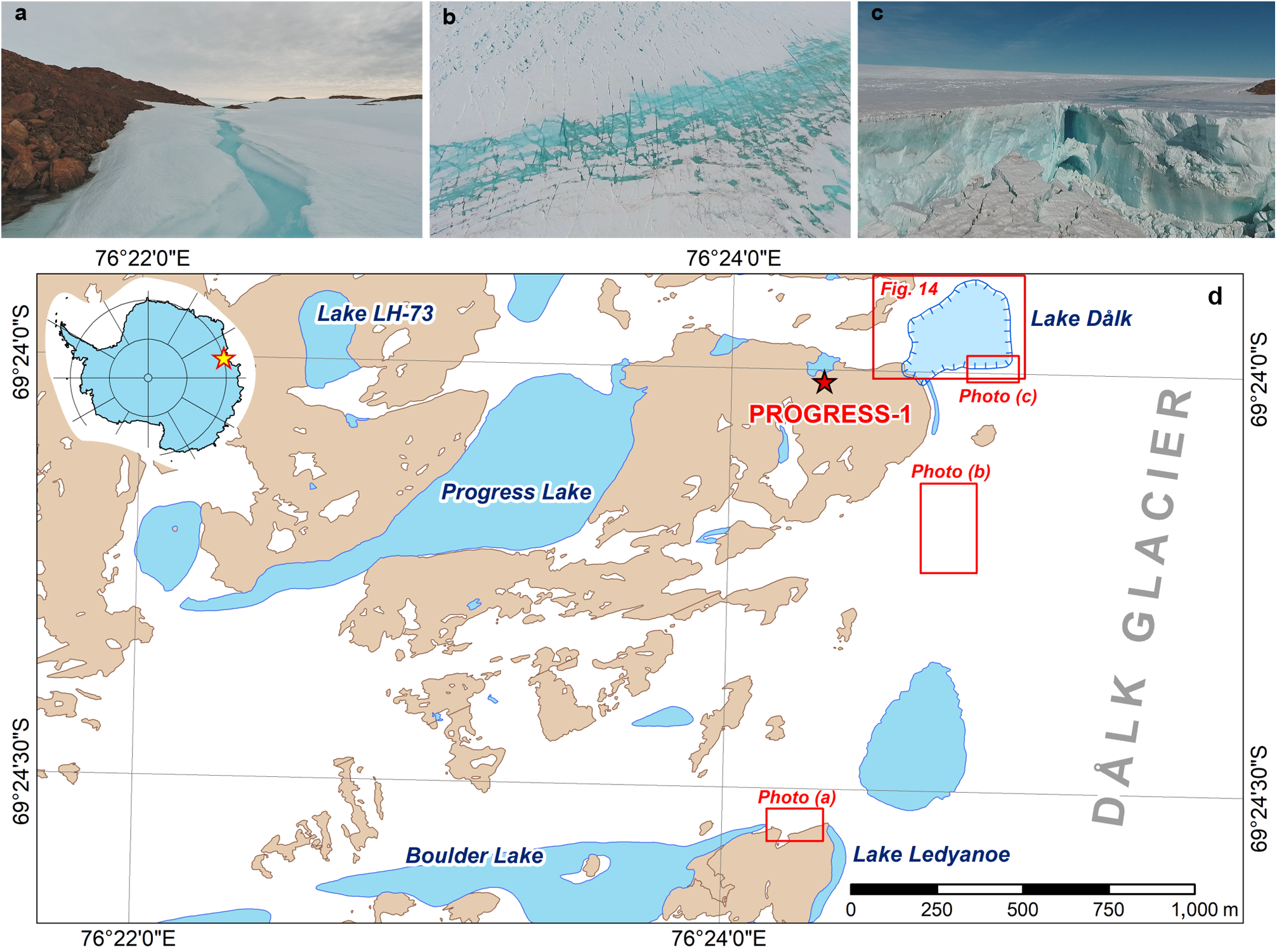 Formation of a large ice depression on Dålk Glacier (Larsemann Hills ...