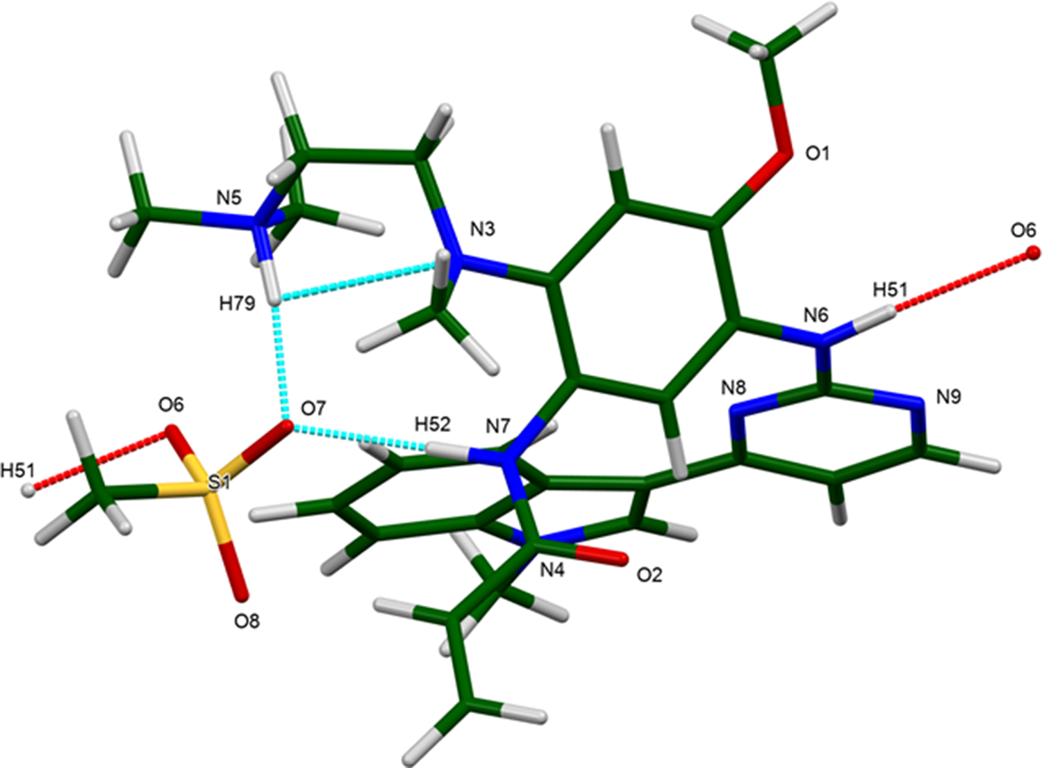 Crystal structure of osimertinib mesylate Form B (Tagrisso ...