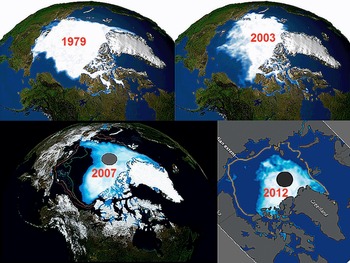 Map North Pole Hole