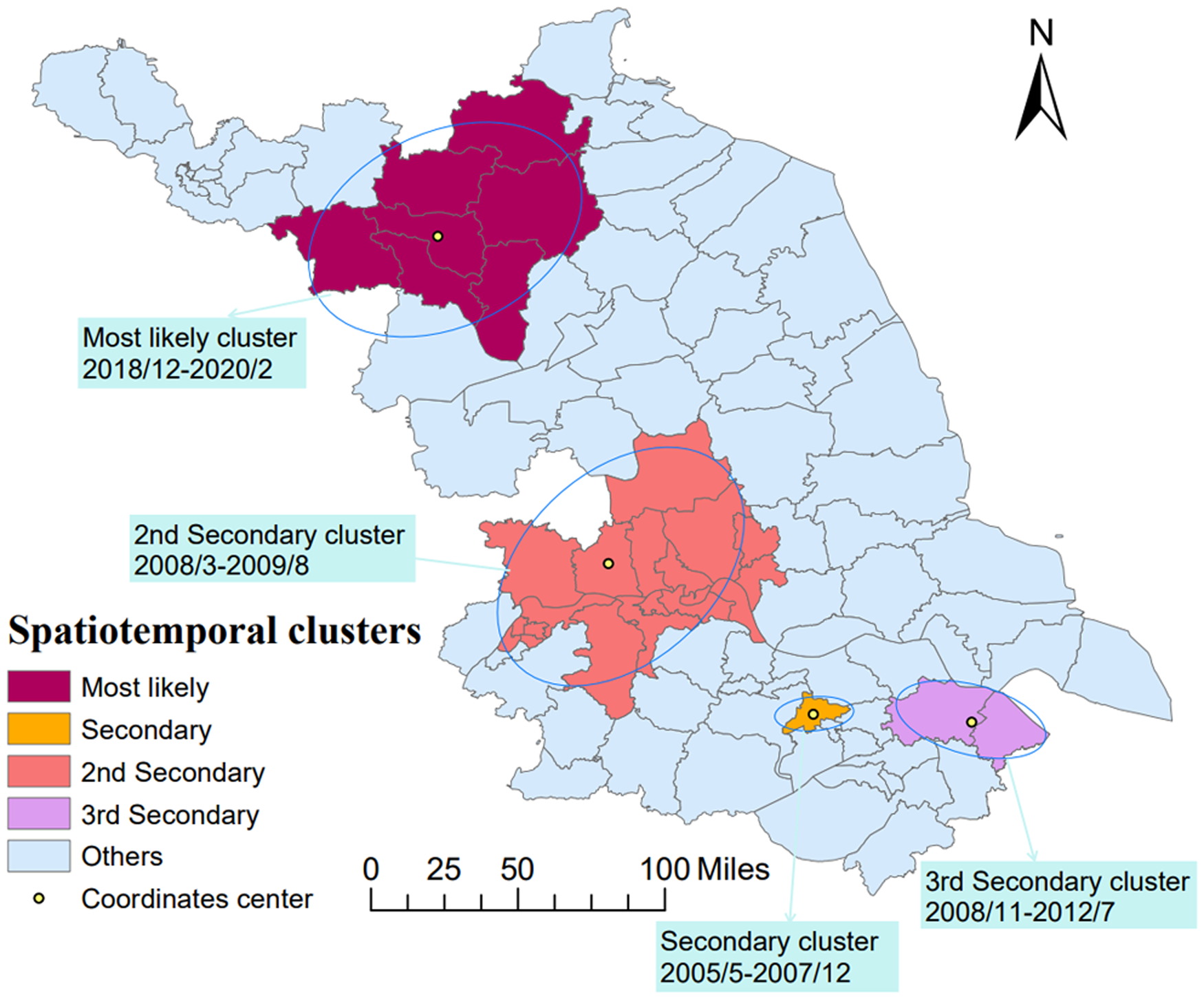 Epidemiological characteristics of mumps from 2004 to 2020 in Jiangsu ...
