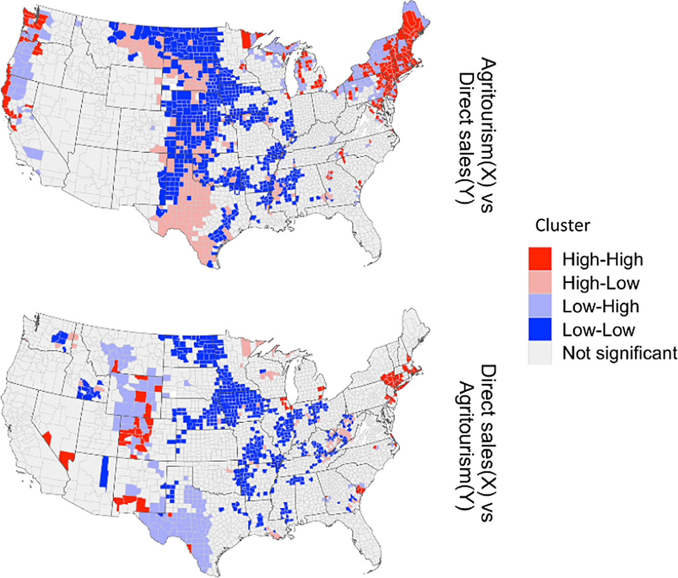 Agritourism and direct sales clusters in the United States ...