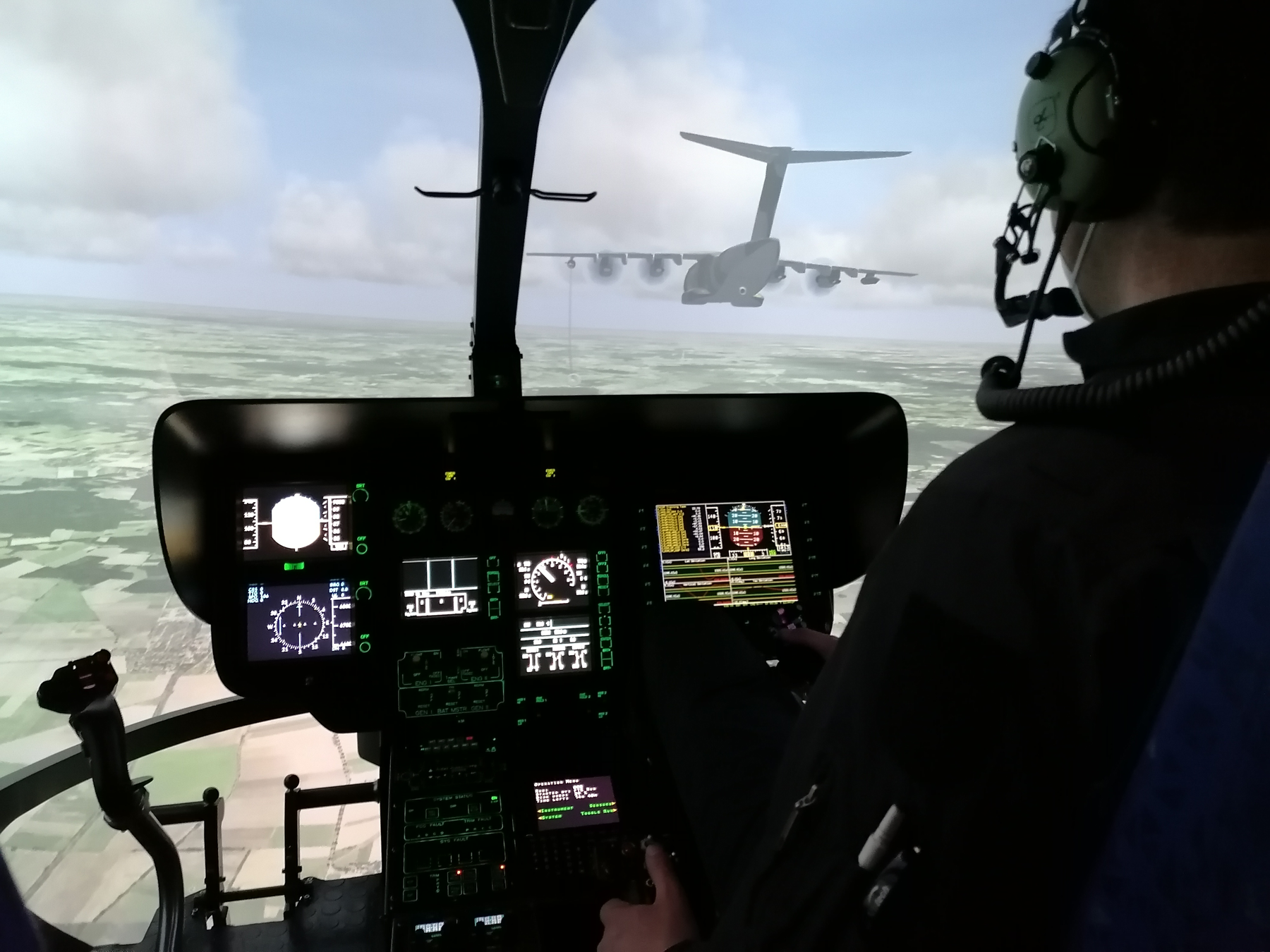 Evaluation of a real-time simulation environment for helicopter air-to ...