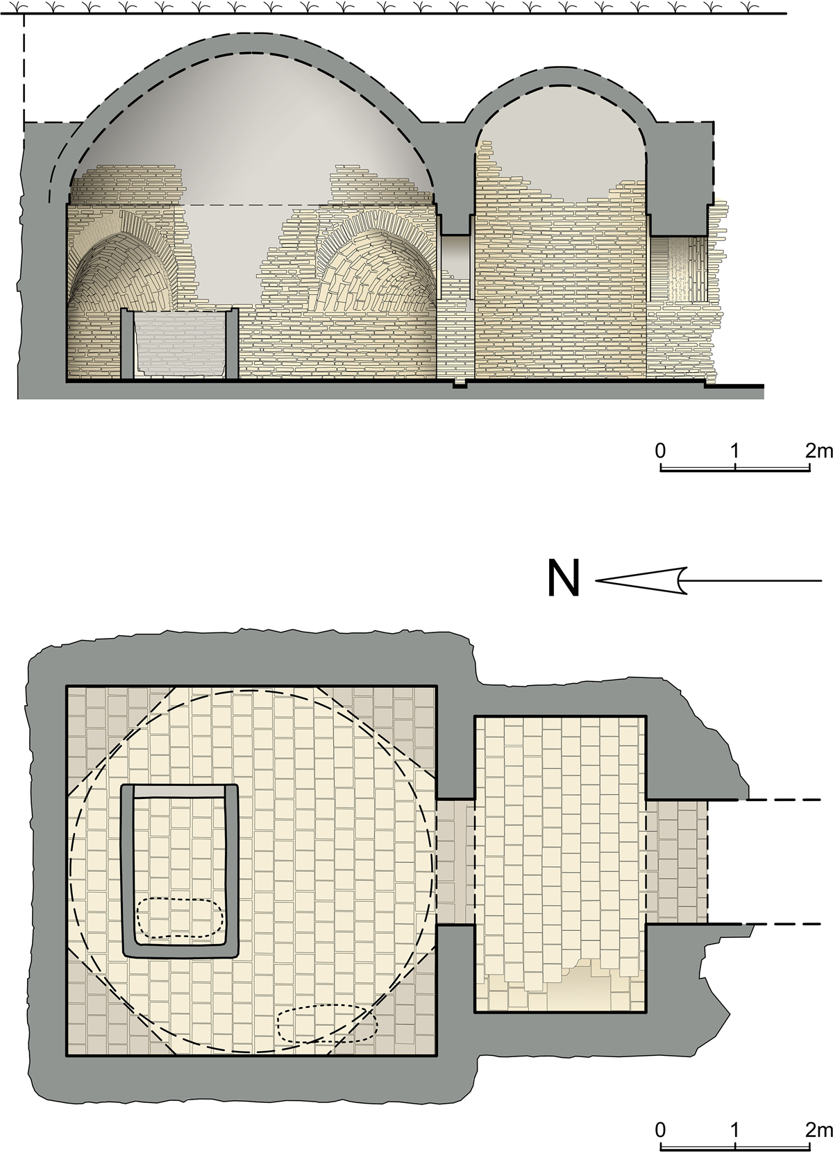 The Kök-Tash underground mausoleum in north-eastern Kyrgyzstan: the ...