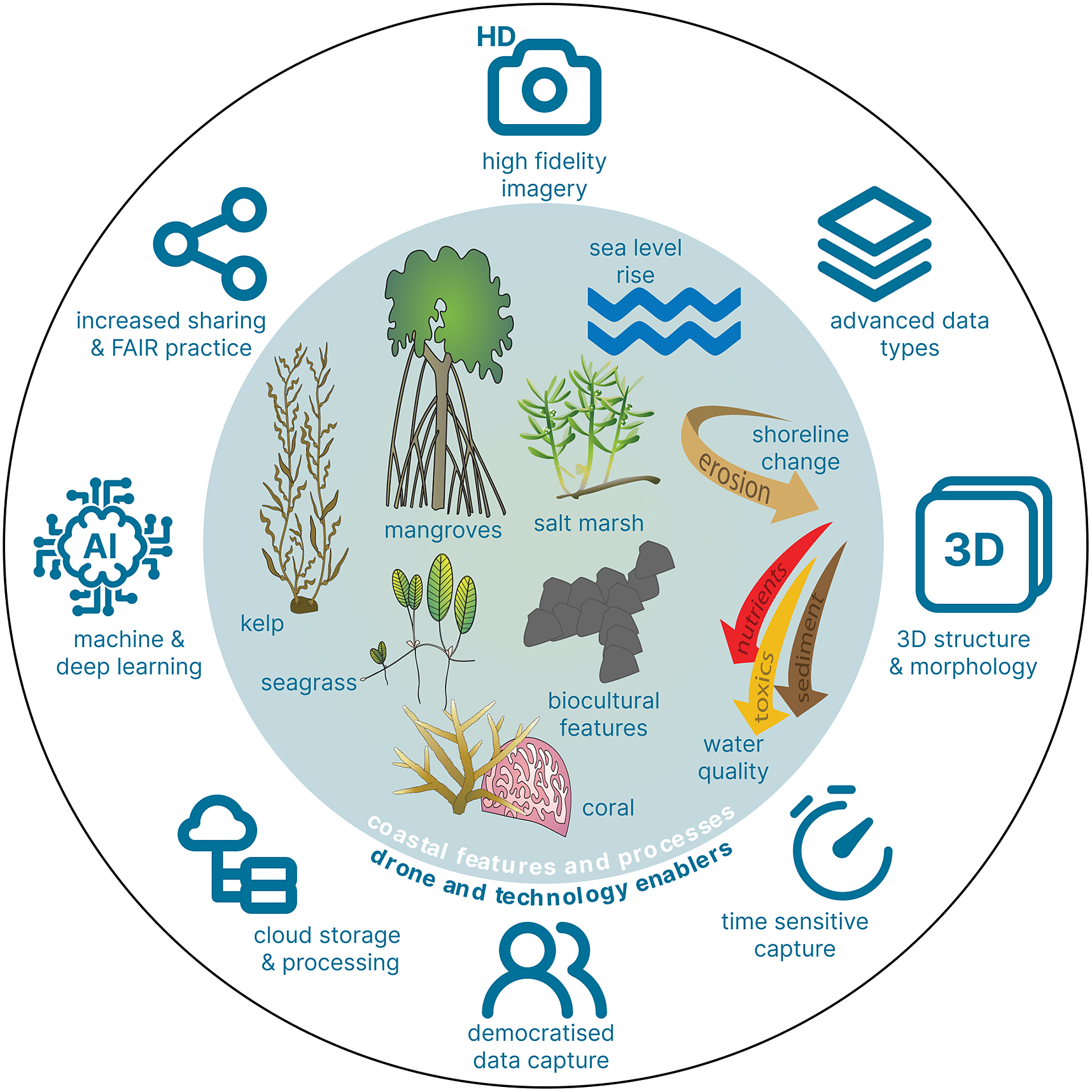 The unique value proposition for using drones to map coastal ecosystems ...