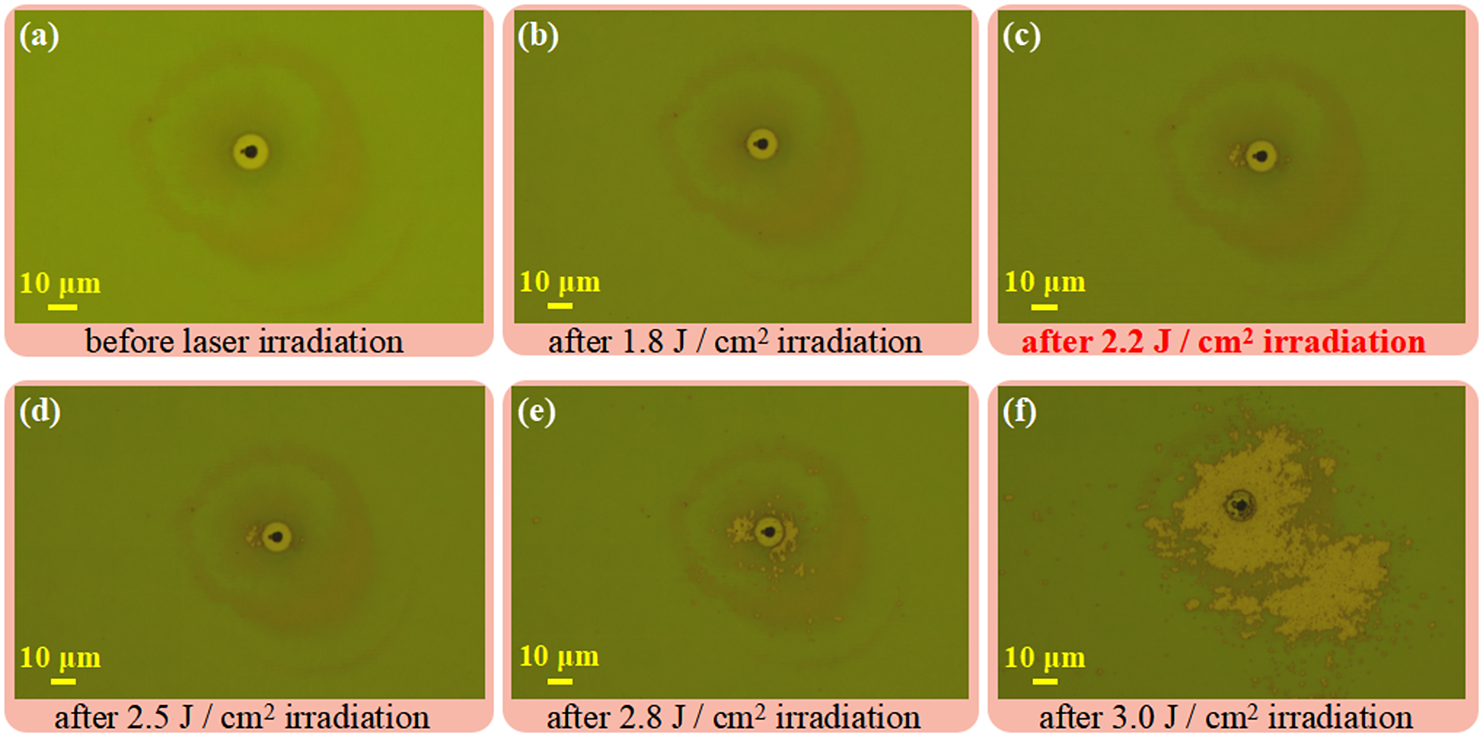 Nanosecond laser conditioning of multilayer dielectric gratings for ...