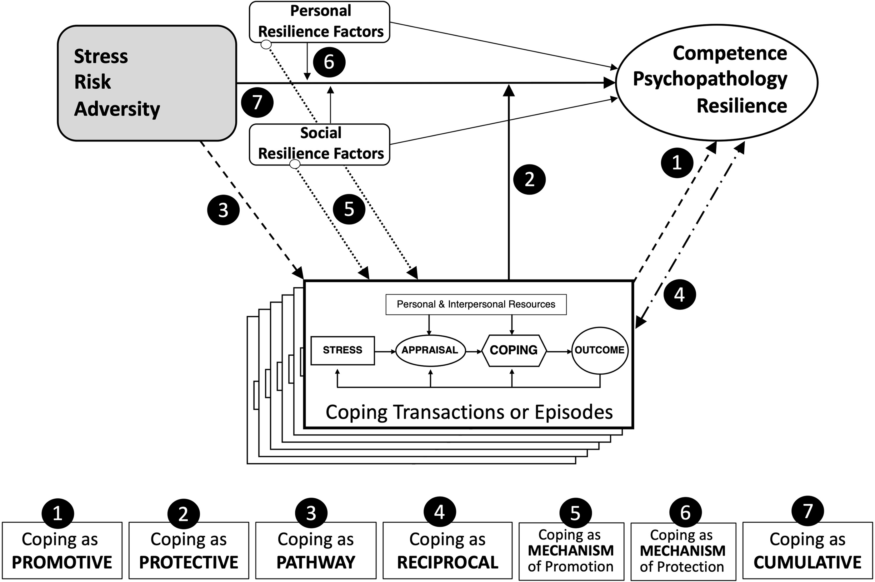The role of coping in processes of resilience: The sample case of ...