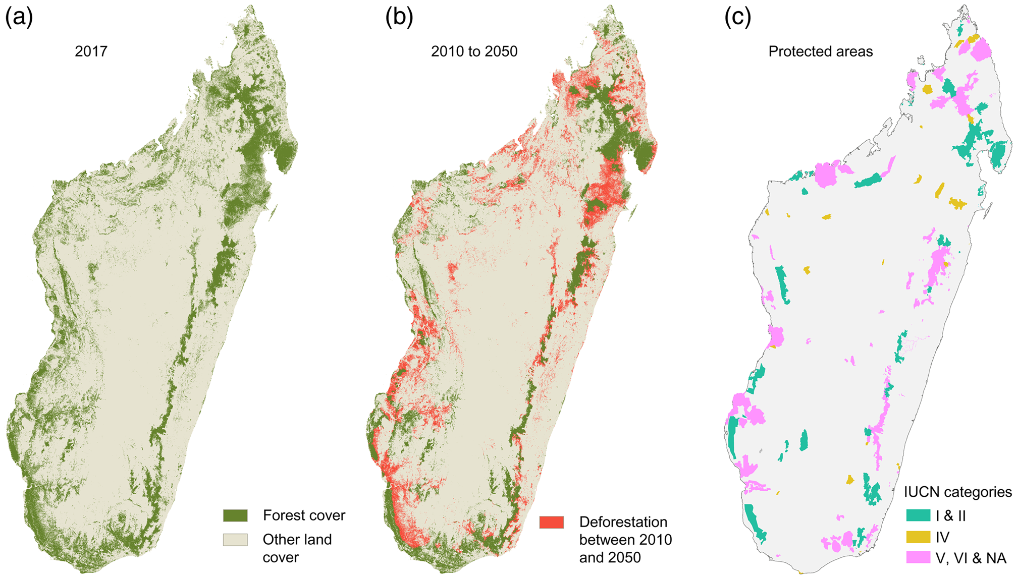 Projecting forest cover in Madagascar's protected areas to 2050 and its ...