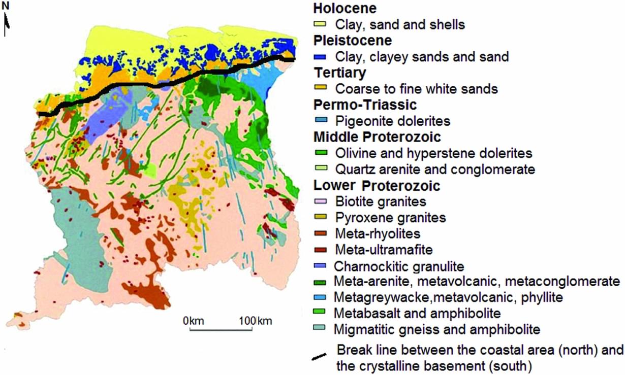 Bauxite deposits in Suriname: Geological context and resource ...