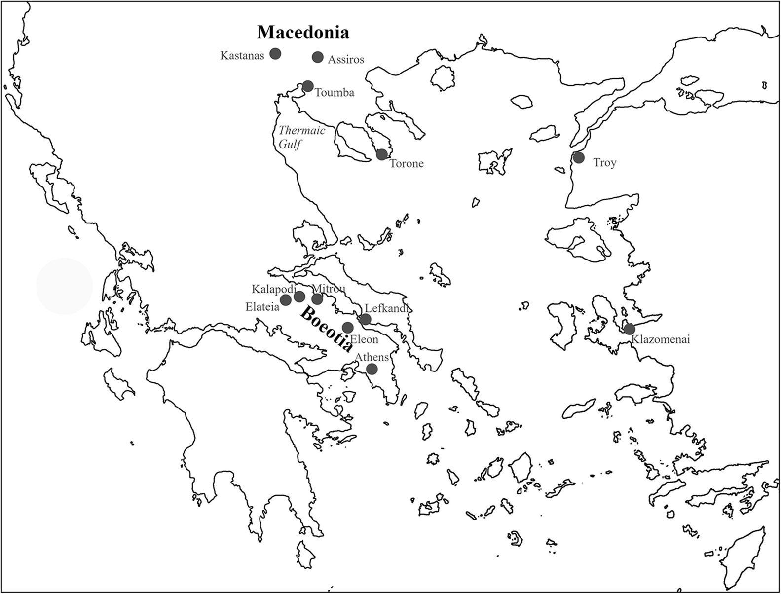The origin of the Protogeometric style in northern Greece and its ...