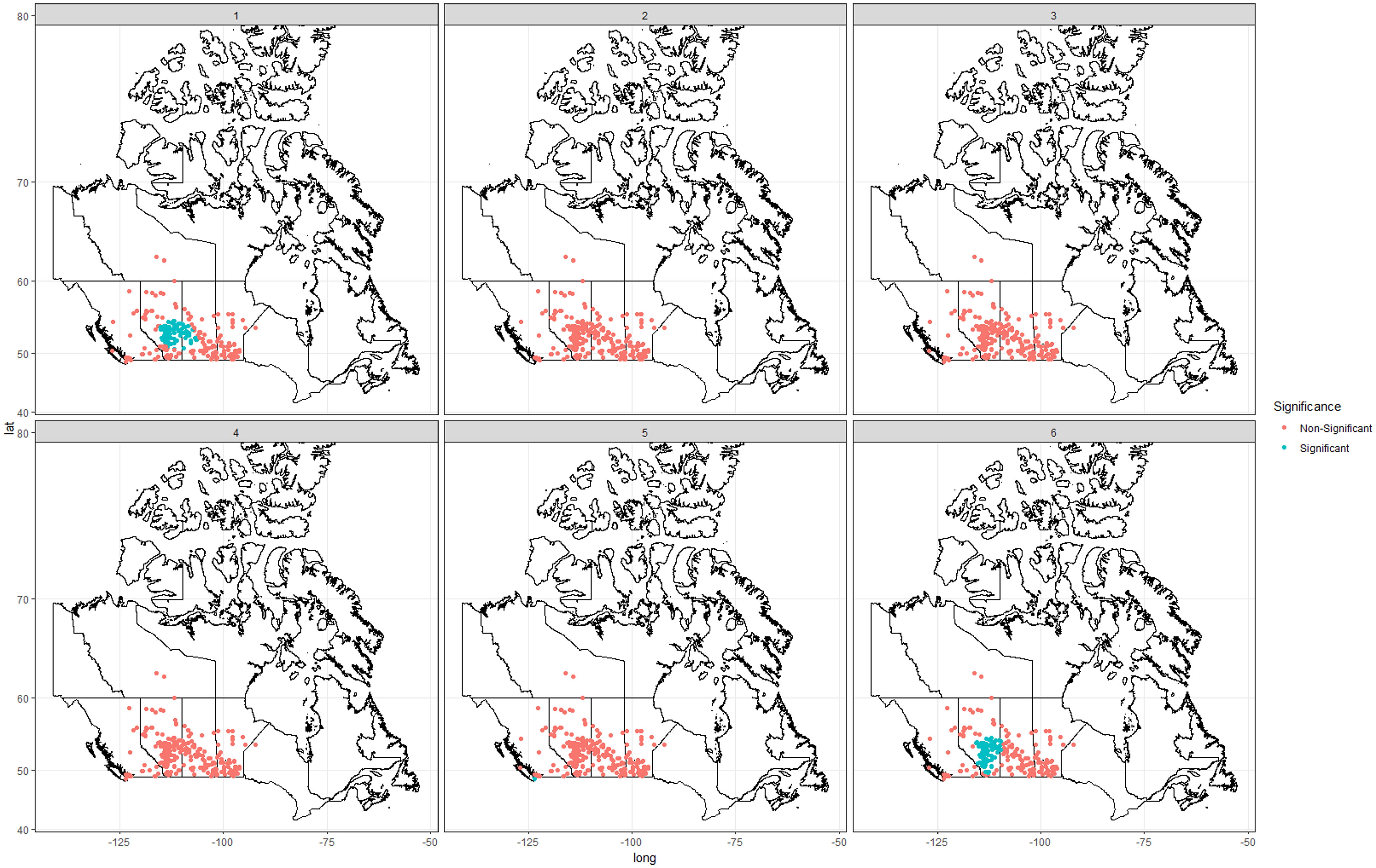 Geographic patterns in critical CHDs: a spatial analysis of selected ...