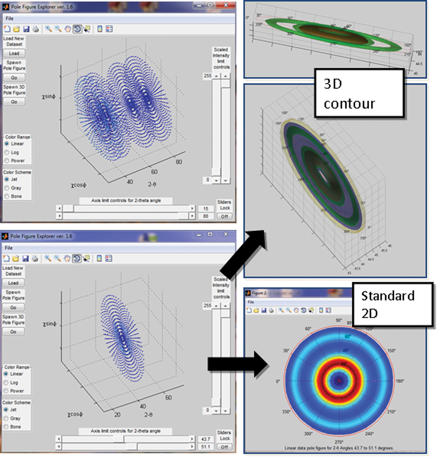 TILT-A-WHIRL: a texture analysis package for 3D rendering of pole ...