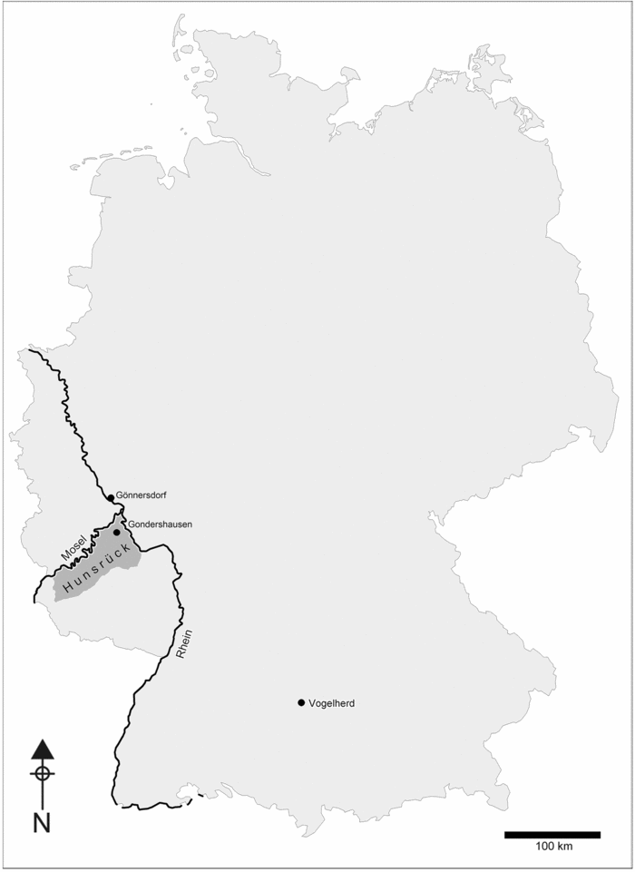 First Palaeolithic rock art in Germany: engravings on Hunsrück slate ...