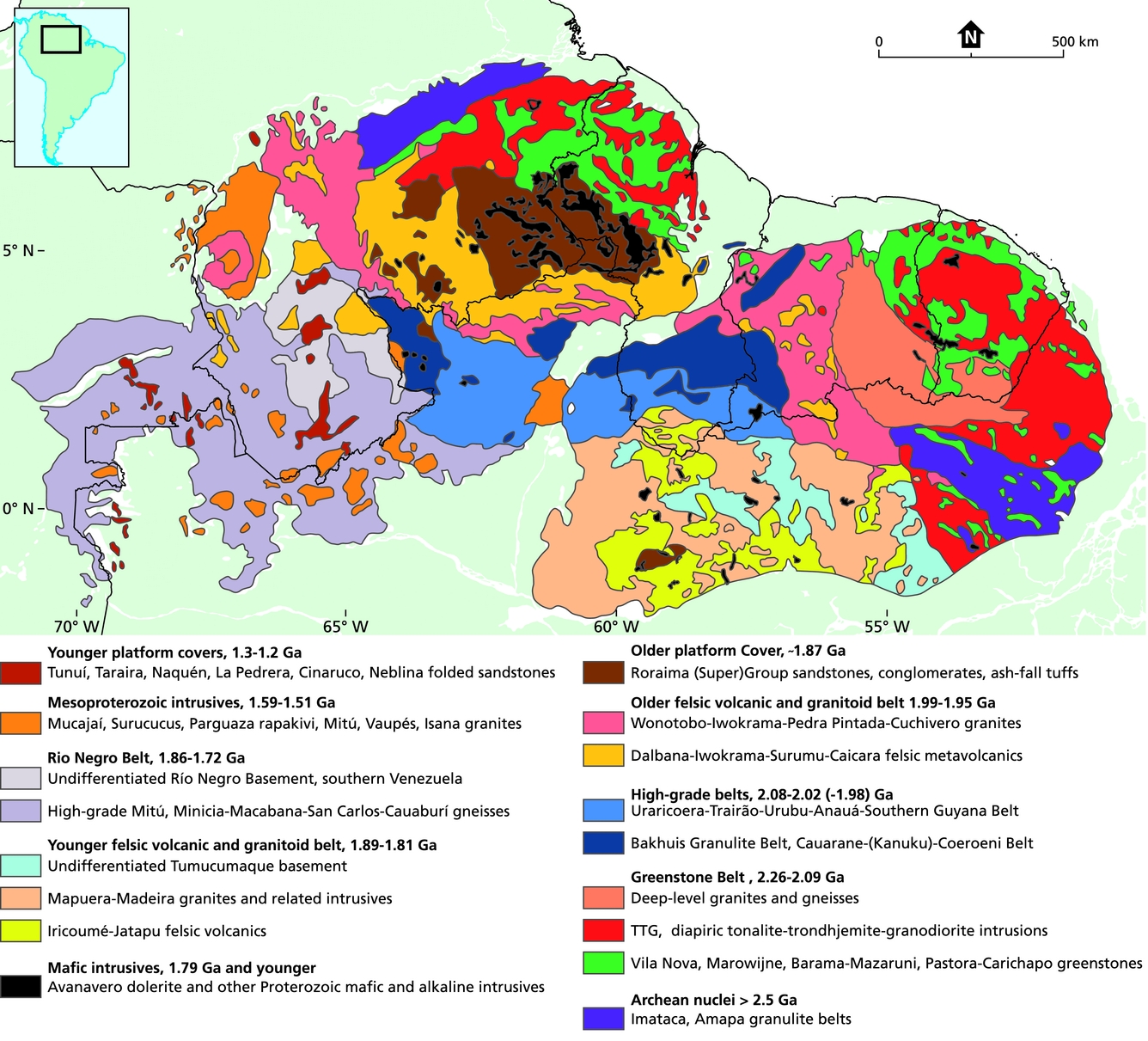 Paleoproterozoic evolution of the Guiana Shield in Suriname: A revised ...