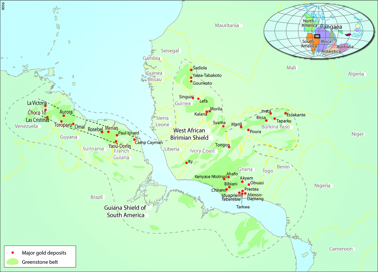 Gold deposits of Suriname: geological context, production and economic ...