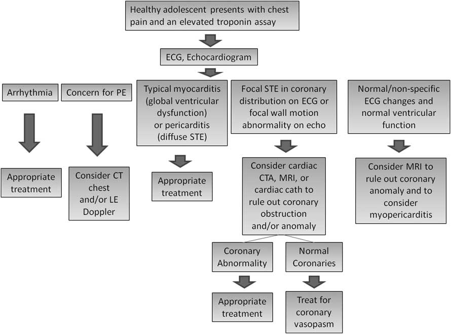 Chest pain with elevated troponin assay in adolescents | Cardiology in ...
