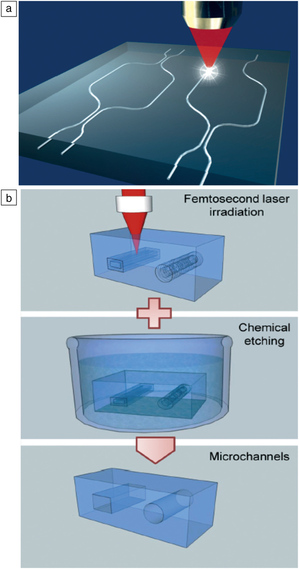 Femtosecond laser direct writing in transparent materials based on ...