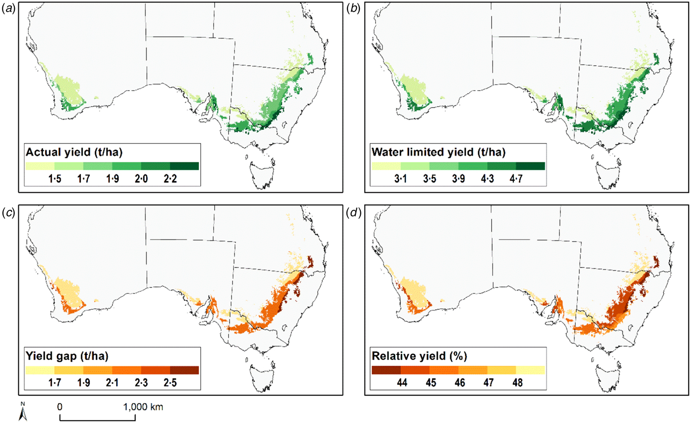 Yield gap analysis of rainfed wheat demonstrates local to global ...