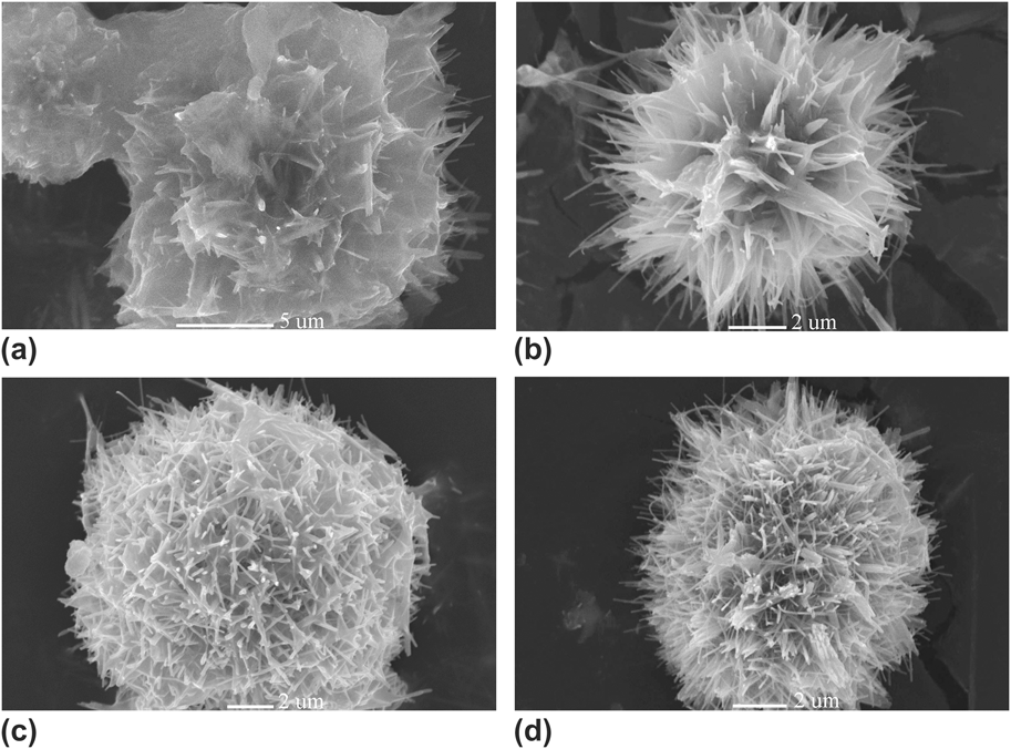 Mild hydrothermal synthesis of γ-MnO2 nanostructures and their phase ...